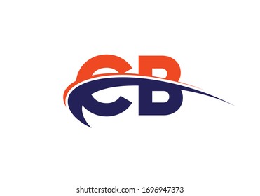 C B Initial Letter Logo Design Stock Vector (Royalty Free) 1696947373 ...