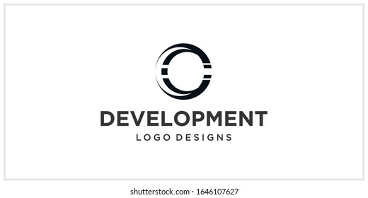 C Development Logo Design Inspiration Stock Vector (Royalty Free ...