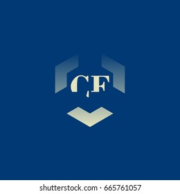 C F Logo Stock Vector (Royalty Free) 665761057 | Shutterstock