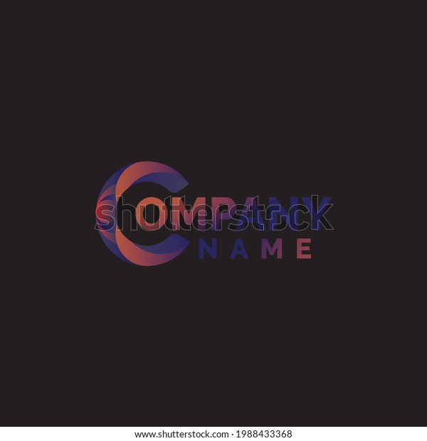C Letter Company Logo Vector File Stock Vector (Royalty Free ...