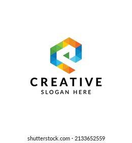 C Letter Logo Design Template Stock Vector (Royalty Free) 2133652559 ...