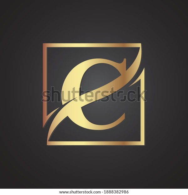 C Letter Luxury Logo Vector Stock Vector (Royalty Free) 1888382986 ...