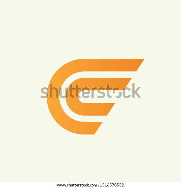 C Letter Mark Logo Concept Vector Stock Vector (Royalty Free ...