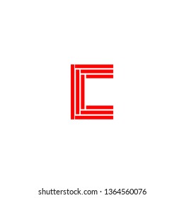 C Line Logo Vector Illustration Stock Vector (Royalty Free) 1364560076 ...