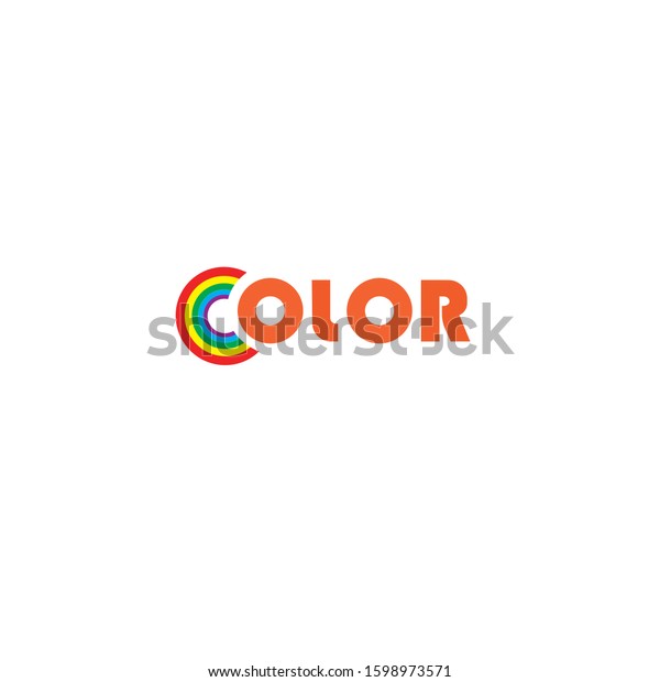 C Logo Color Word Logo Vector Stock Vector (Royalty Free) 1598973571 ...