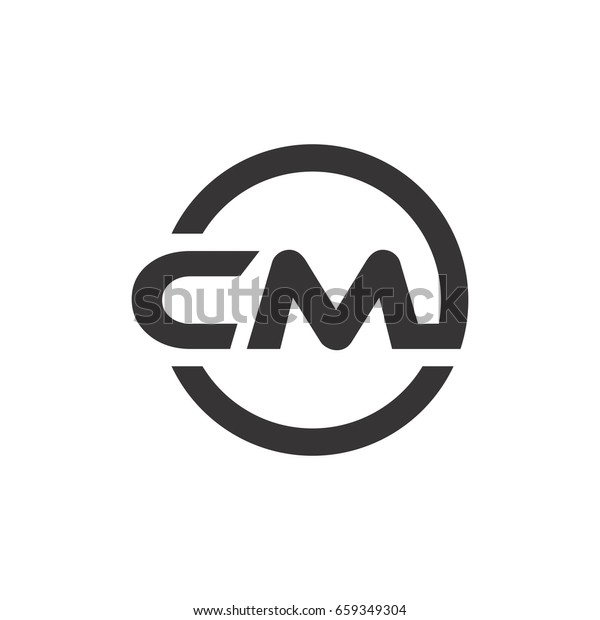 C M Letter Stock Vector (Royalty Free) 659349304 | Shutterstock