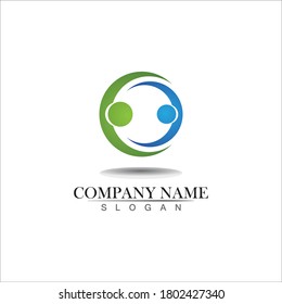 C People Logo Design Vector Stock Vector (Royalty Free) 1802427340 ...