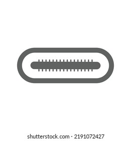 C Plug Type Usbc Usbc Icon Stock Vector (Royalty Free) 2191072427 ...