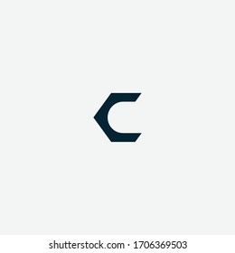 C Single Letter Designs Logo Icons: เวกเตอร์สต็อก (ปลอดค่าลิขสิทธิ์ ...