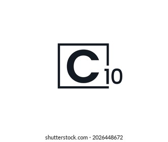 C10 10c Initial Letter Logo Stock Vector (Royalty Free) 2026448672 ...