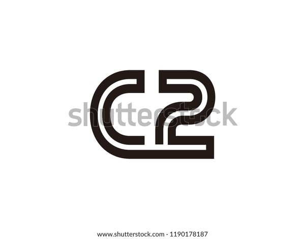 C2 Logo Combination Letters Numbers Stock Vector (Royalty Free ...