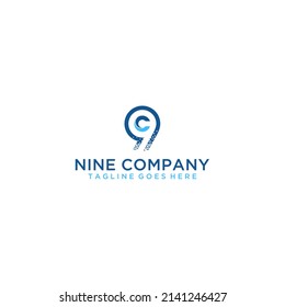 C9 9c Logo Sign Design Your Stock Vector (Royalty Free) 2141246427 ...