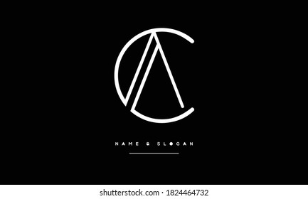 Ac Ca Abstract Vector Logo Monogram Stock Vector (Royalty Free ...