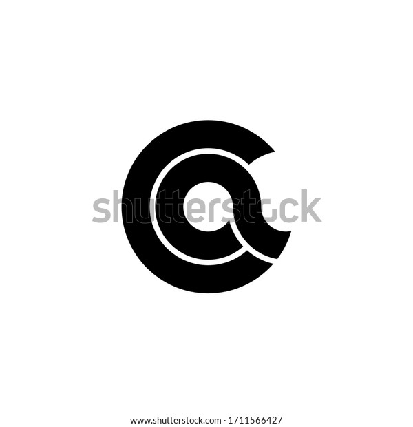 Ca Letter Original Monogram Logo Design Stock Vector (Royalty Free ...