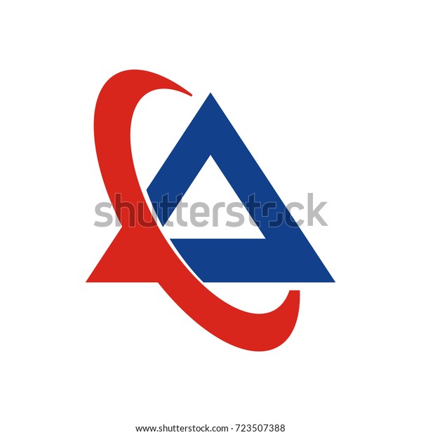 Ca Letter Triangle Logo Design Template Stock Vector (Royalty Free ...