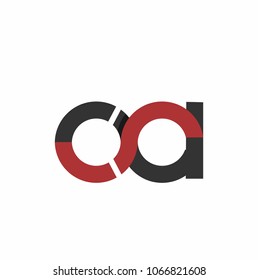 Ca Oa Initials Company Logo Stock Vector (Royalty Free) 1066821608