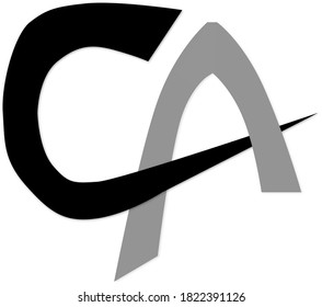 Ca Vector Logo Chartered Accountant Stock Vector (Royalty Free ...