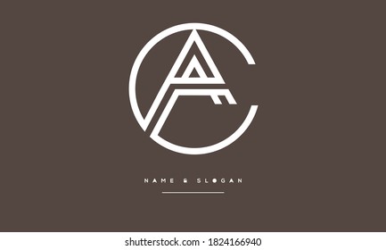 Caac C Abstract Letters Logo Monogram Stock Vector (Royalty Free ...