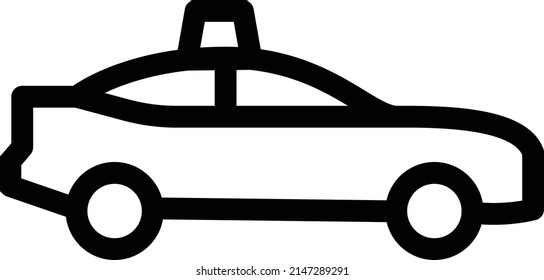 Cab Vector Illustration On Transparent Background Stock Vector (Royalty ...