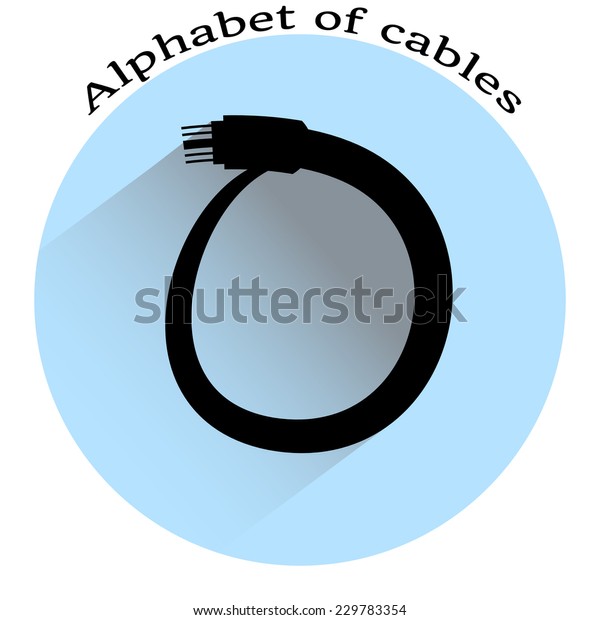 Cable Alphabet Vector Illustration Stock Vector (Royalty Free ...