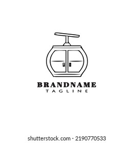 Cable Car Logo Cartoon Icon Design Stock Vector (Royalty Free ...