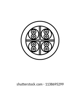 Cable Cross Section Icon Stock Vector (Royalty Free) 1138695299
