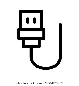 Cable Data Icon Logo Isolated Sign Stock Vector (Royalty Free ...