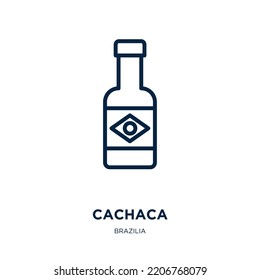 Cachaca Icon Brazilia Collection Thin Linear Stock Vector (Royalty Free ...