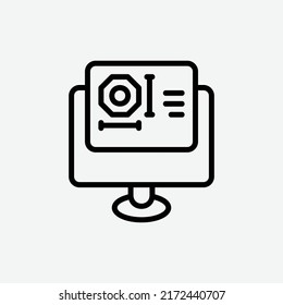 616 Cad software icon Images, Stock Photos & Vectors | Shutterstock