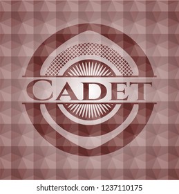 Cadet Red Seamless Badge Geometric Background Stock Vector (Royalty ...