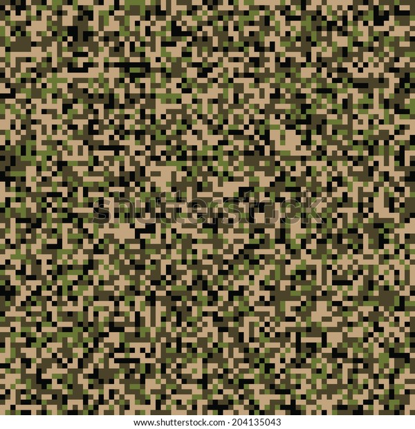 Cadpat Seamless Digital Camo Texture Vector Stock Vector (Royalty Free ...