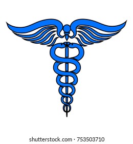 976 Medical symbol caduceus snake with stick Images, Stock Photos ...
