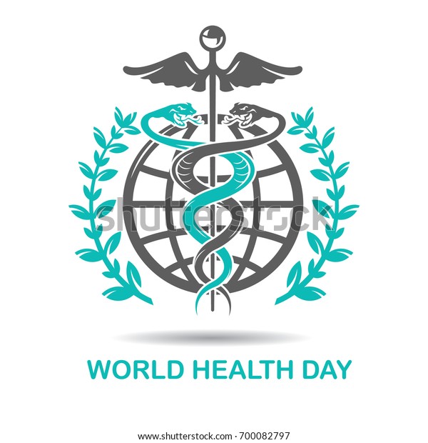 Caduceus Symbol Snake Intertwined Around Rod Stock Vector (Royalty Free ...