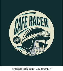 Cafe Racer Logo Stock Vector (Royalty Free) 1238929177