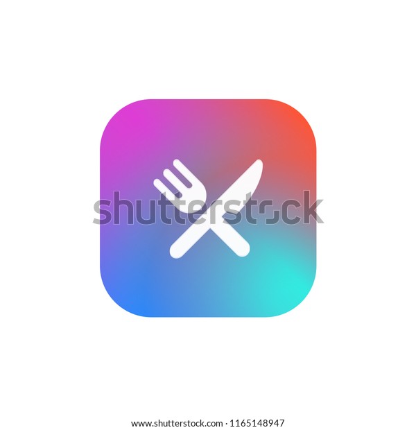 Cafeteria App Icon Stock Vector (Royalty Free) 1165148947 | Shutterstock