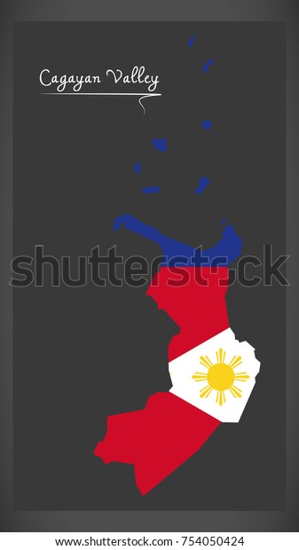 Cagayan Valley Map Philippines Philippine National: Stock-Vektorgrafik ...