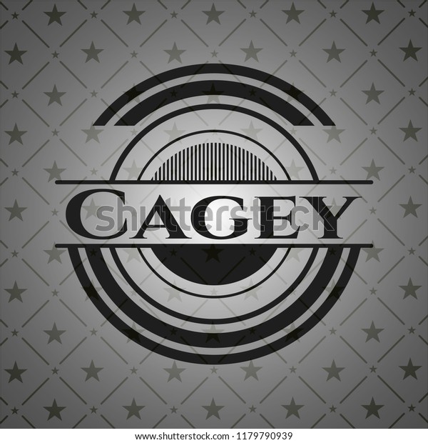 Cagey Realistic Dark Emblem Stock Vector (Royalty Free) 1179790939 ...