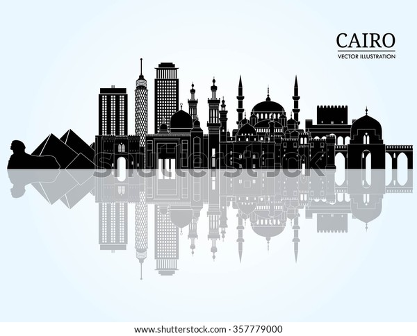Cairo Detailed Skyline Vector Illustration Stock Vector (Royalty Free ...