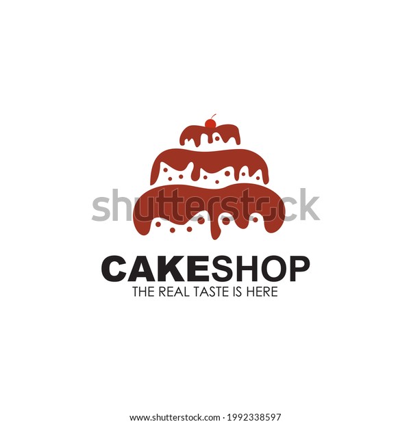 Cake Shop Icon Logo Design Vector Stock Vector (Royalty Free ...