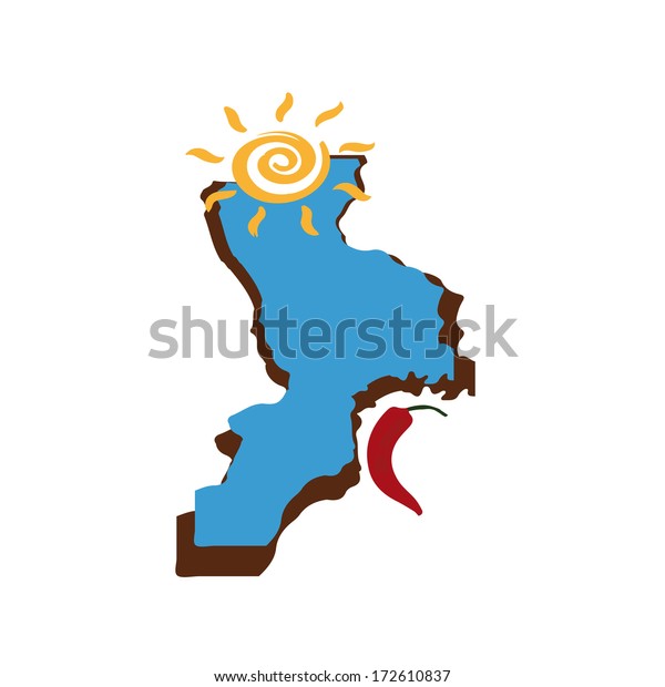 Calabria Symbols Stock Vector (Royalty Free) 172610837 | Shutterstock