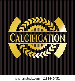 Calcification Gold Emblem Stock Vector (Royalty Free) 1291445452 ...