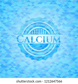 Calcium Realistic Light Blue Mosaic Emblem Stock Vector (Royalty Free ...