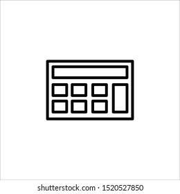 Calculator Count Vector Icon Eps10 Stock Vector (Royalty Free ...