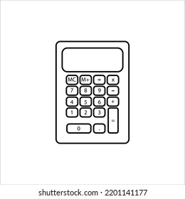 Calculator Icon Vector Illustration Symbol Stock Vector (Royalty Free ...