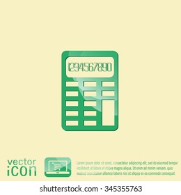 Calculator Office Sign Stock Vector (Royalty Free) 345355763 | Shutterstock