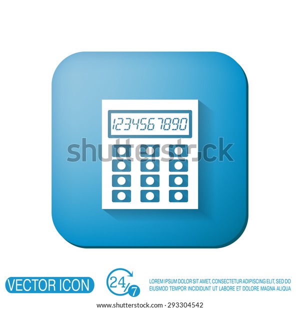 Calculator Office Sign Stock Vector (Royalty Free) 293304542 | Shutterstock