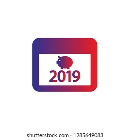 Calendar 2019 Icon Vector Stock Vector (Royalty Free) 1285649083 ...