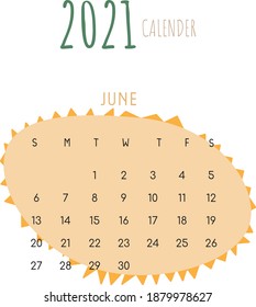 Calendar 2021 Pots Stock Vector (Royalty Free) 1879978627 | Shutterstock
