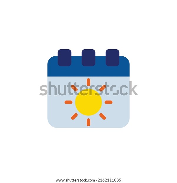 Calendar Cartoon White Background Stock Vector (Royalty Free ...