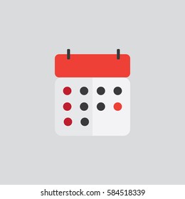 Calendar Color Icon Stock Vector (Royalty Free) 584518339 | Shutterstock